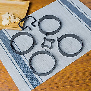 Fried egg rings, Fried Egg Rings Mold, Pancake mold Maker, Cookie Cutters Mini Flower Molds Cutter for Baking