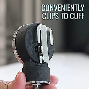 MABIS MatchMates Manual Blood Pressure Monitor Kit Aneroid Sphygmomanometer with Calibrated Nylon Cuff and Oversized Carrying Case, FSA and HSA Eligible, Adult, Magenta