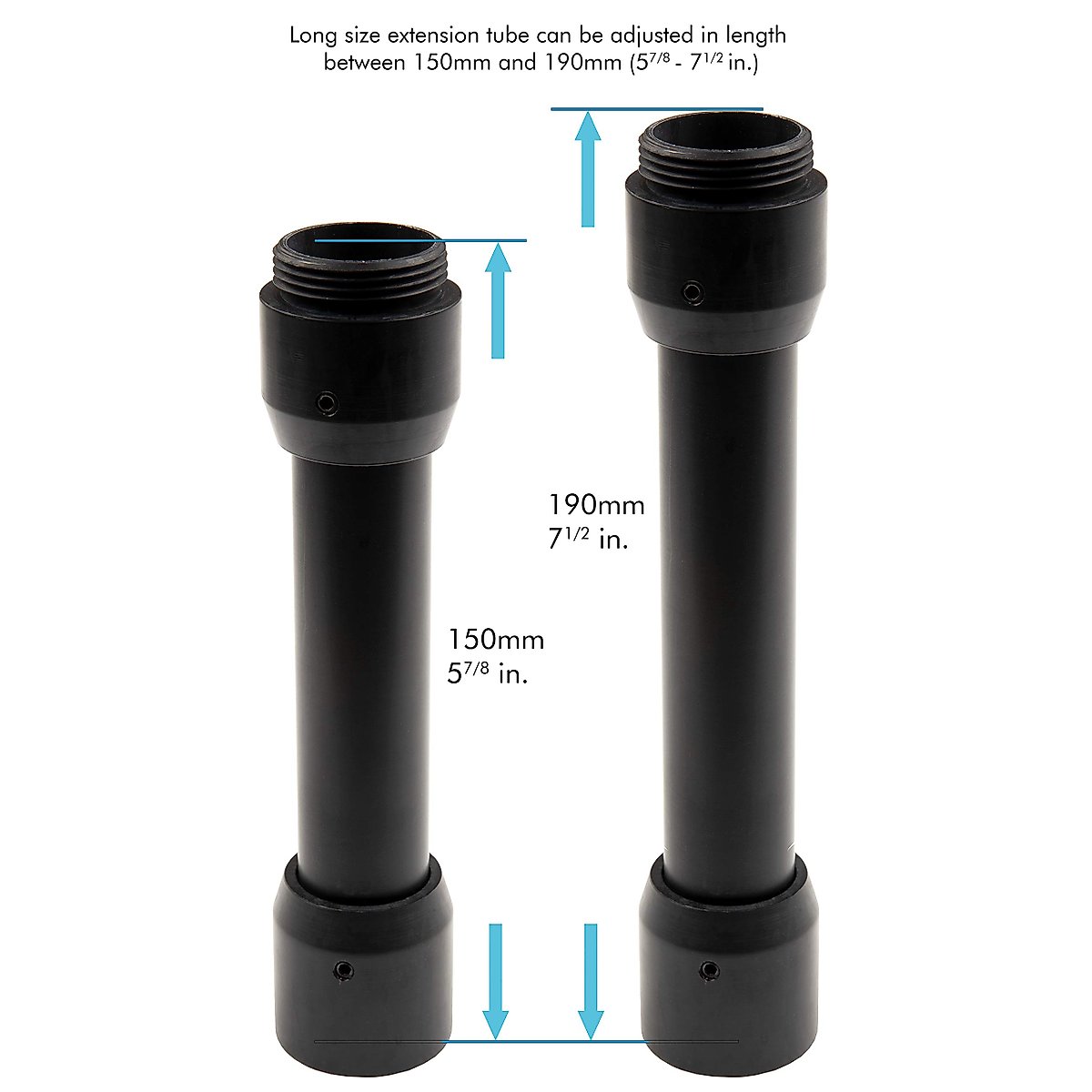 Flight Stick Grip Extension Kit Configuration #7 Compatible with Thrustmaster Warthog, F-16C Viper HOTAS, F/A 18, VirPil, WinWing and Moza AB9 Flight Sticks And Bases