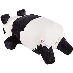 Mattel Minecraft Plush Panda 12-inch Stuffed Animal Figure, Floppy Soft Doll Inspired by Video Game Character, Collectible Toy