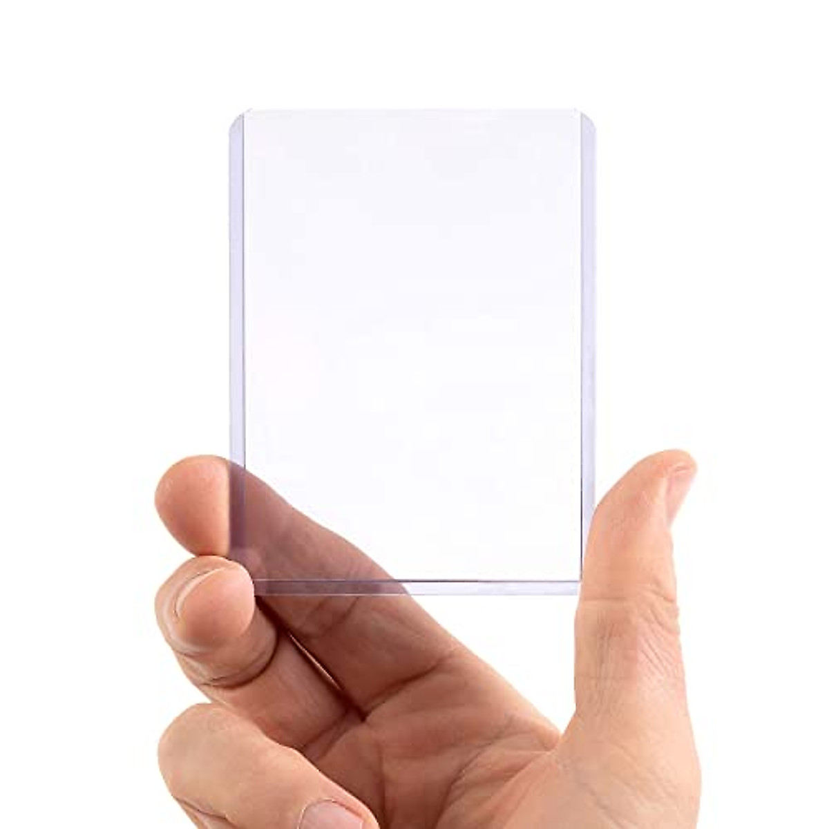 Vault X Premium Extra Thick Seamless Toploaders 35pt - 3" x 4" Rigid Card Holders for Trading Cards & Sports Cards (100 Pack)