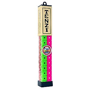 TENZI Dice Party Game - A Fun, Fast Frenzy for The Whole Family - 4 Sets of 10 Colored Dice with Storage Tube - Colors May Vary