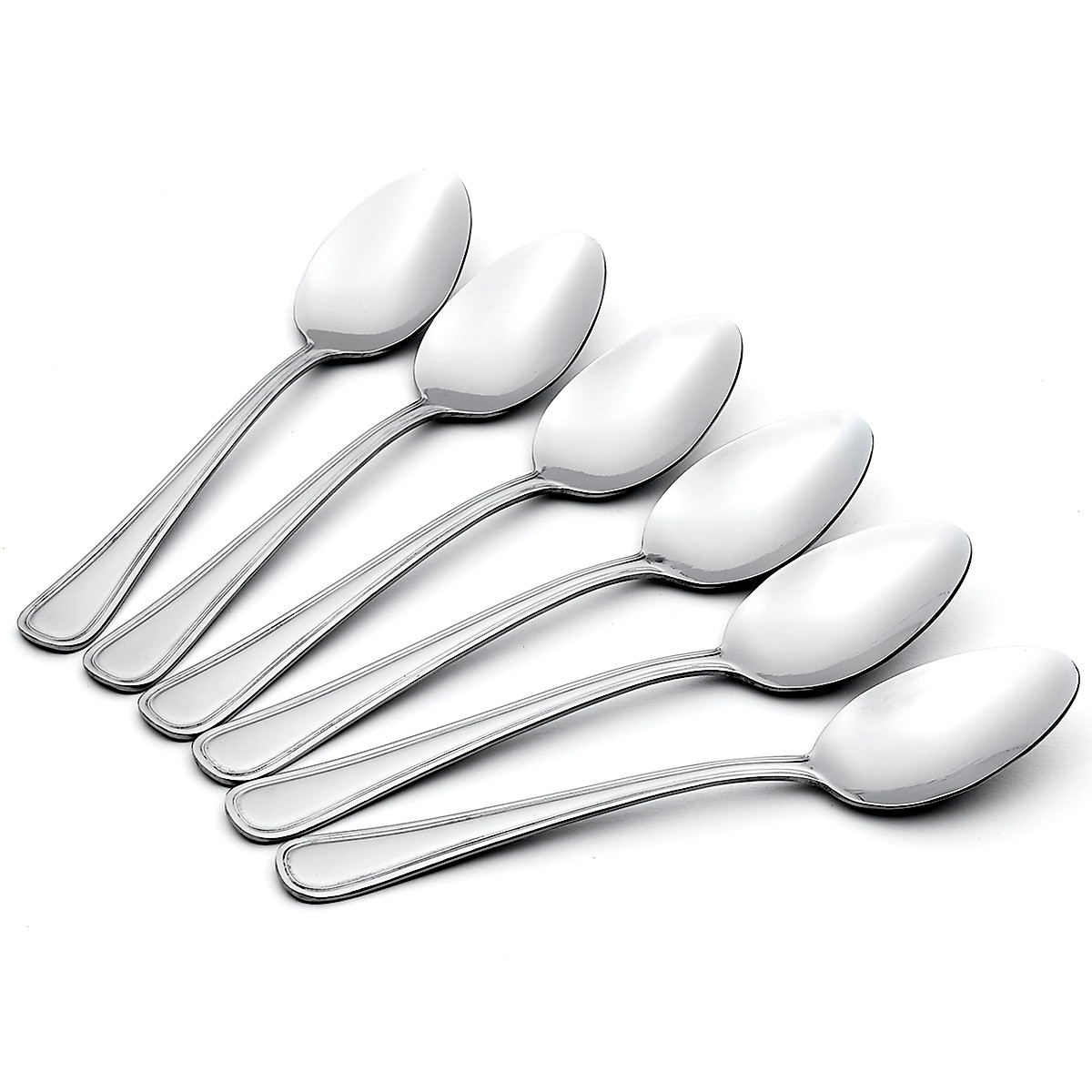 Oneida H081006AL20 Tress Mirror Everyday Teaspoons, Set Of 6