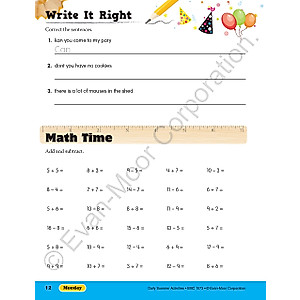 Evan-Moor Daily Summer Activities, Grade 2-3