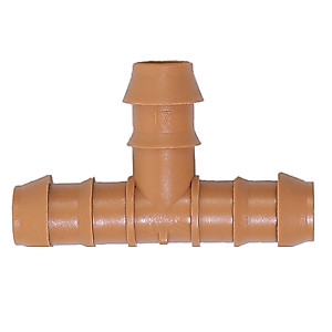 APT 1/2 Inch Drip Irrigation Fittings. 27 Count Full Irrigation System Connectors. Set of Faucet Adapter, Elbow, Transfer, Tee, End Plug, Cross and Gourmet. Also fits 17 MM Hose.
