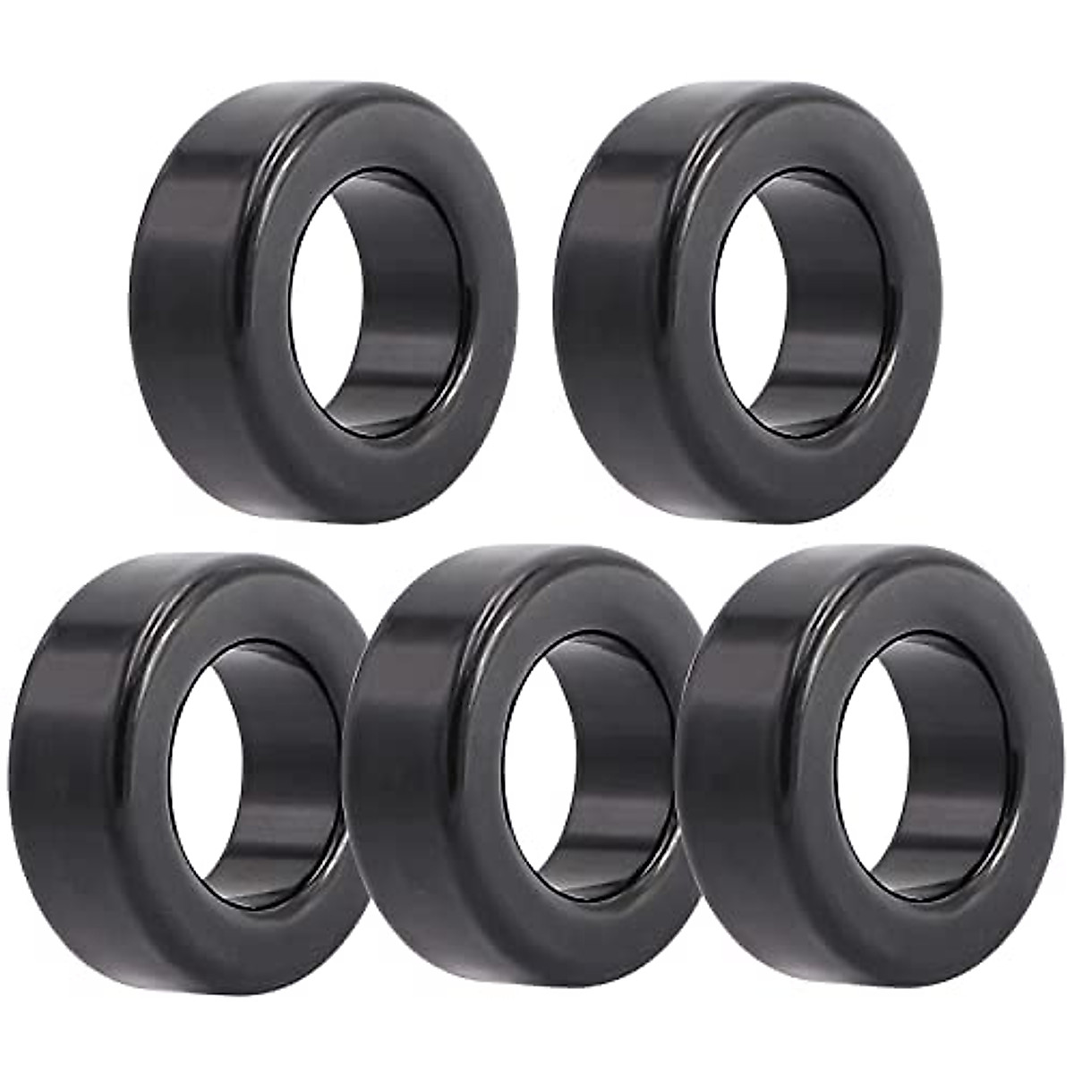 Taigoehua 5pcs (Black) 42X24X16mm Toroid Core,Ferrite Rings Toroid core Iron