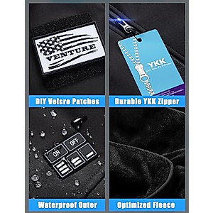 Men's Heated Fleece Jacket, Heated Jacket for Men with 10000mAh Large Capacity Battery Pack and Hand Warm Pockets (as1, alpha, x_l, regular, regular)