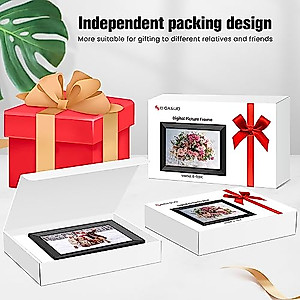 Frameo 10.1 Inch WiFi Digital Picture Frame, 1280x800 HD IPS Touch Screen Photo Frame Electronic, 32GB Memory, Auto-Rotate, Wall Mountable, Share Photos/Videos via Frameo App from Anywhere 3 Pack