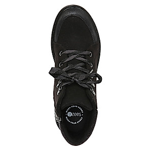 BZees Womens Brooklyn Ankle Boot, Black, 8 US