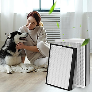 XBWW 2 Packs H13 True HEPA Replacement Filter Compatible with LEVOIT EverestAir Air Cleaner Purifier, Compare to Part # EverestAir-RF