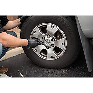 Grease Monkey Disposable Nitrile Gloves, Pack of 100, Medium, Black