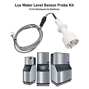 Ice Water Level Probe Kit Fit for Manitowoc Ice Machines Replace 000016053, with Harness
