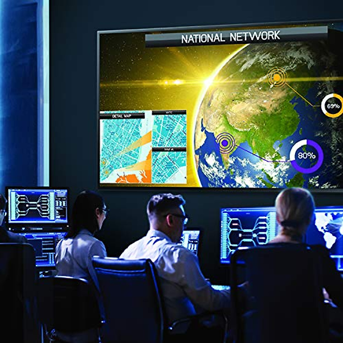 Samsung Business QB55R 55 inch 4K UHD LED Commercial Signage Display for Business with HDMI, Wi-Fi, 350 nit (LH55QBREBGCXZA)