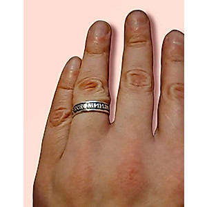 King Solomon's Ring Ukrainian 'Everything Passes. This Too Shall Pass. Все минає і це минає' (17.5)