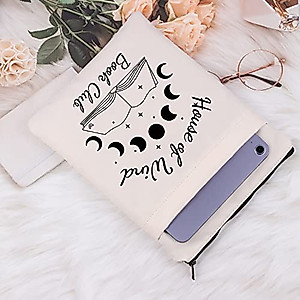 MNIGIU Bookworm Gift House of Wind Book Sleeve Velaris Gift Acotar Book Protector Cover Book Lover Gift Booktok Merchandise (House of Wind)