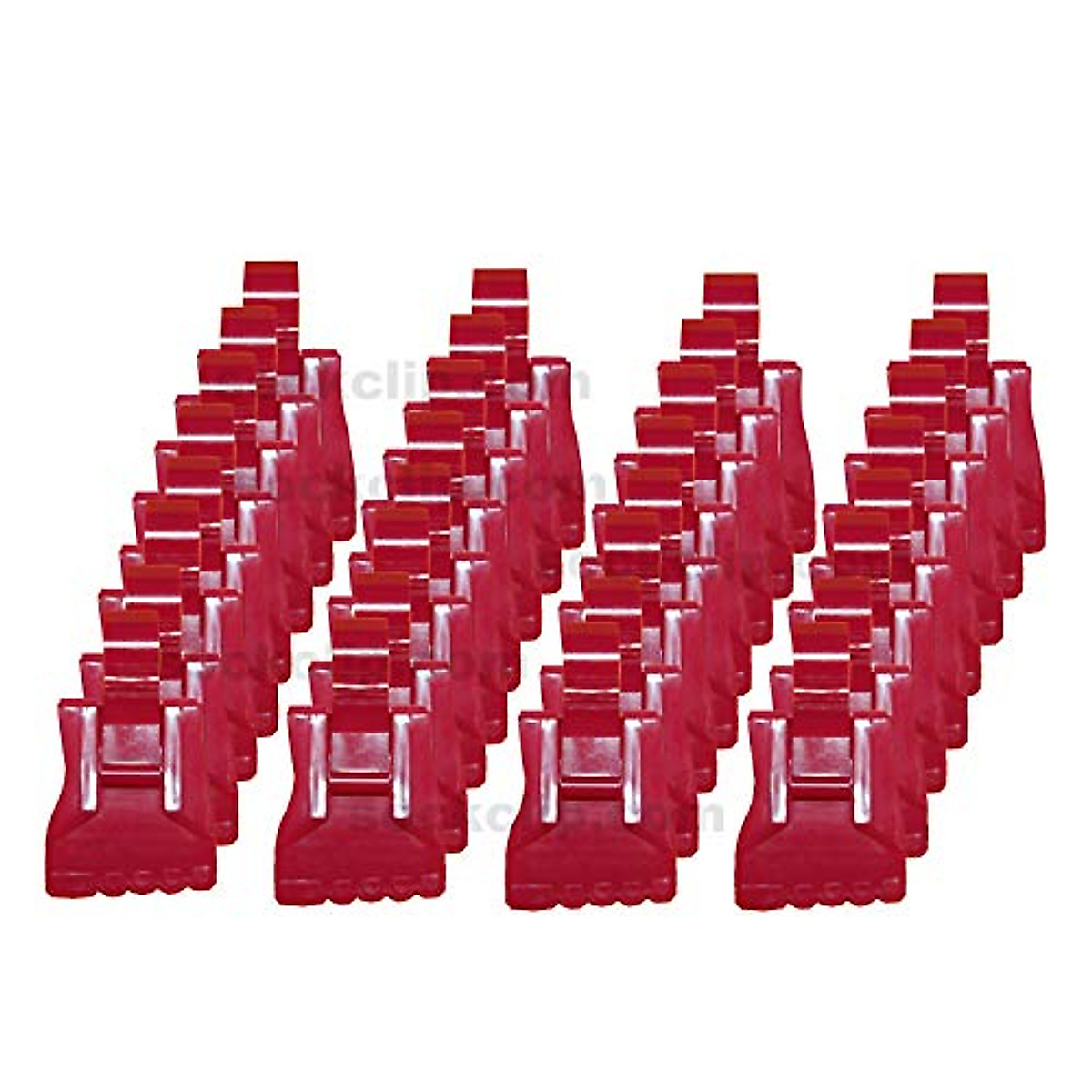 The Amazing Sock Clip Sock Holder, 32 Clips, Pink, Made in U.S.A.