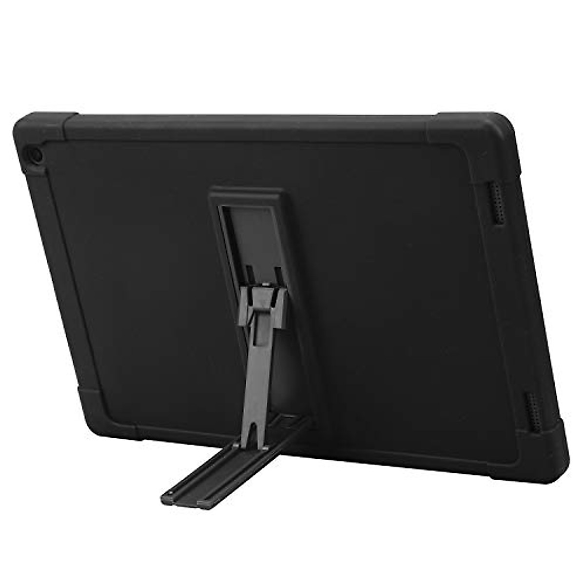 Verizon TCL Tab and TCL Tab Family Edition 8-inch Tablet Case, [Kickstand] [Case for Kids] Shockproof Silicone Case Tablet Protective Bracket Stand Cover Case for TCL Tab (Verizon) (Black)