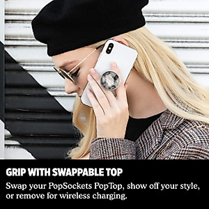 PopSockets Phone Grip with Expanding Kickstand, Deco PopGrip - Crystal Orchid