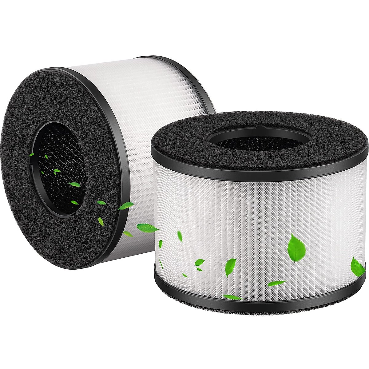 MESTICA 2-Pack Replacement Filters Fit for BS-03 Air Purifier ，3 in 1 H13 True HEPA Replacement Filter Compatible with Partu Air Purifier Replacement Filter