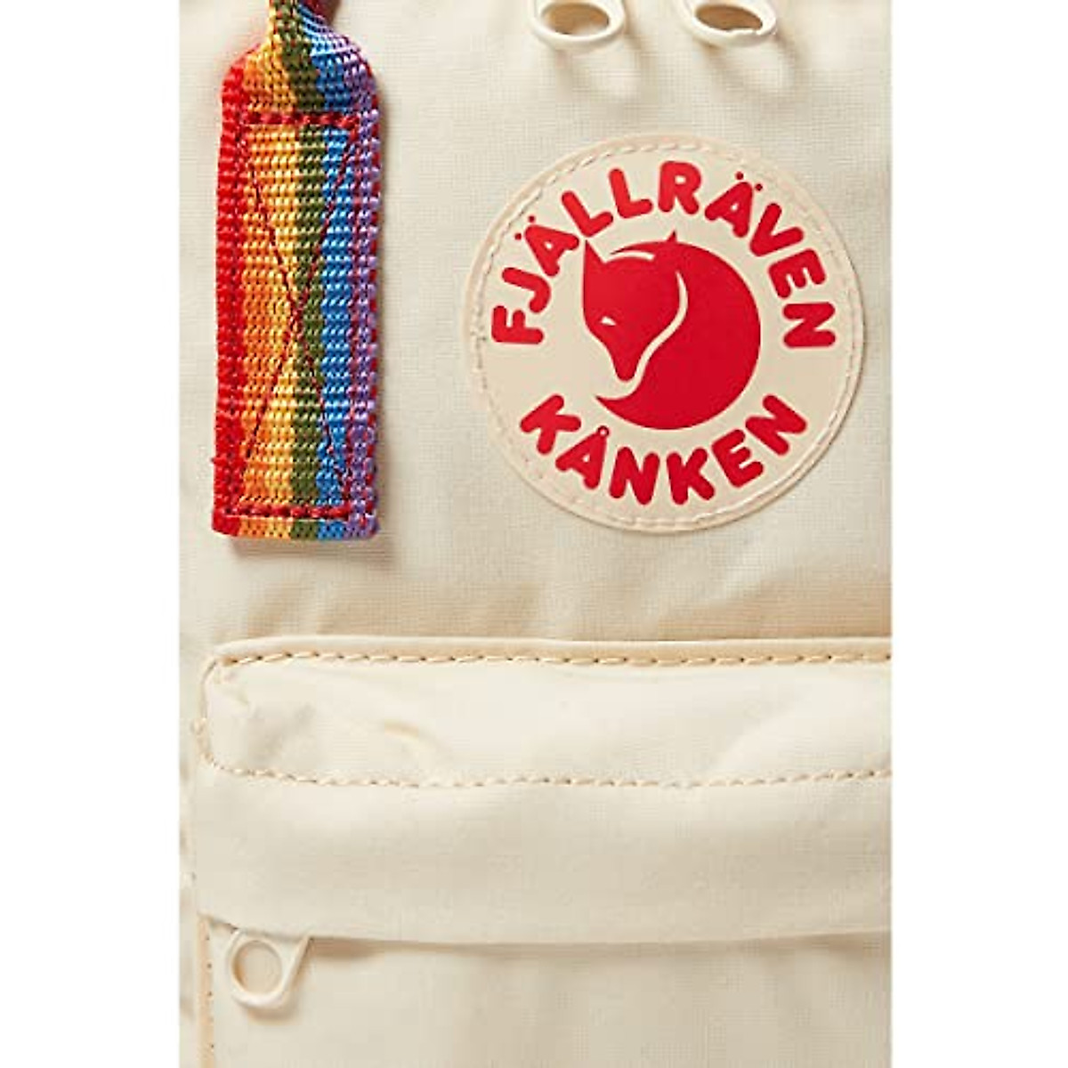 Fjällräven Kånken Rainbow Sling Light Oak/Rainbow Pattern One Size