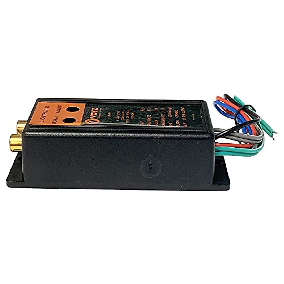 VOYZ High Low-Level Impedance Adaptor - Car Audio System RCA Line Output Converter Adapter w/Adjustable Level Control - Works on Vehicle Amplifier, Equalizer, Home Theater Setup – NS70