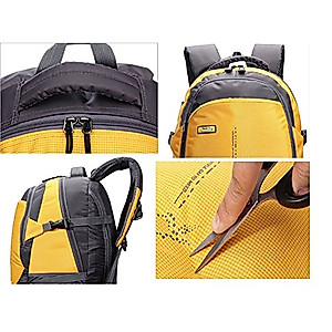 TianMai Hiking Backpack 45L Waterproof Backpack Outdoor Sport Daypack for Climbing Mountaineering Fishing Travel Cycling (Purple)