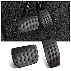 OFBAND 2PCS Anti-Slip Gas/Brake Pedal Covers Compatible with Model3/Y Car Pedal Cover Kit,Car Accessories for Car Safety (Black)