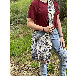 Original Collections Celestial Cross Body Shoulder Bag Purse in Blue