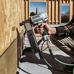 Metabo HPT 7/16-Inch Standard Crown Stapler | Pro Preferred Brand of Pneumatic Nailers | 16 Gauge | Accepts 1-in. to 2-in. Staples | Ideal for Sheathing, Roof Decking, & Subfloor Install | N5008AC2