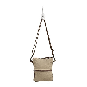 Myra Bag womens Flying Bird Upcycled Canvas Crossbody Bag S-0886