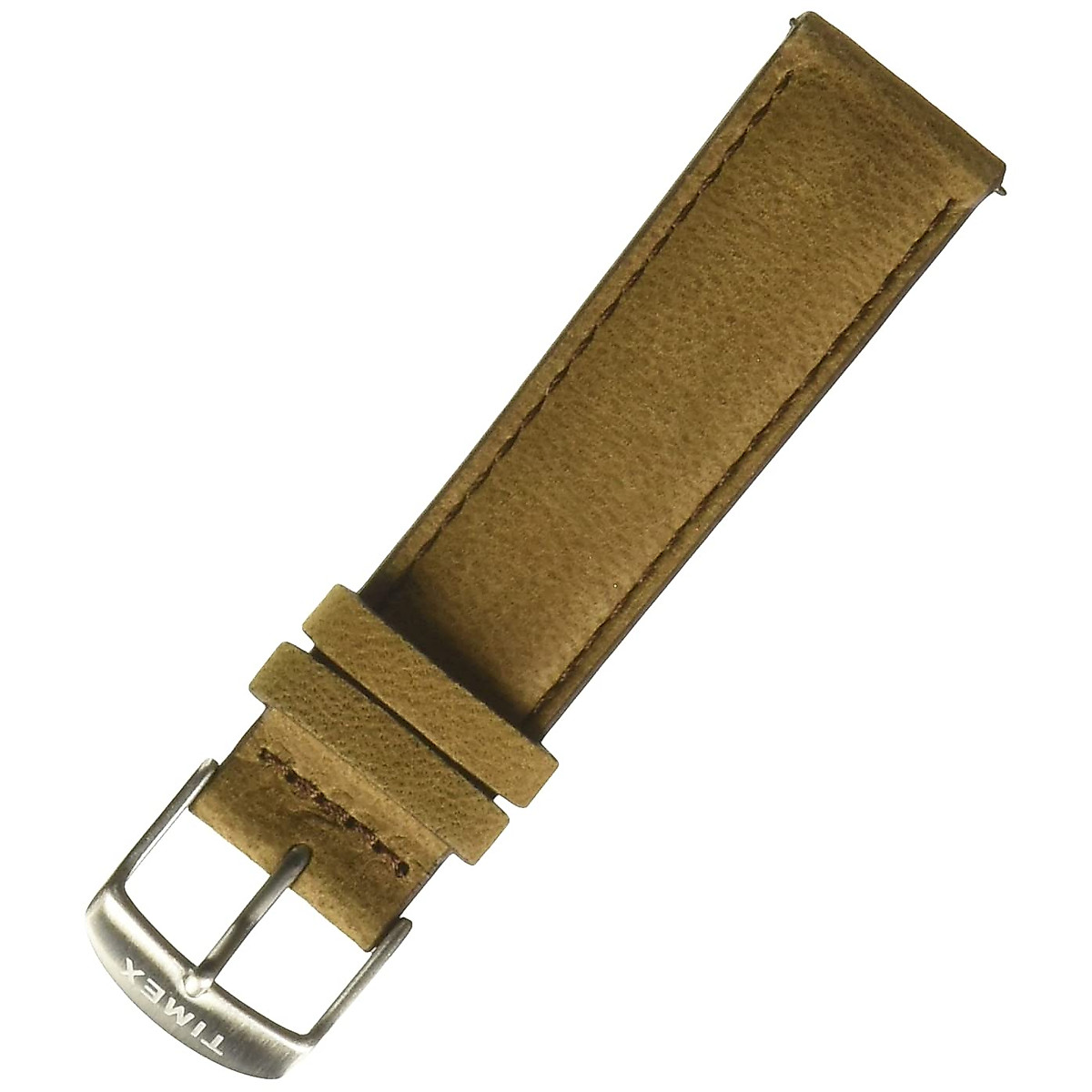 Timex TW7C08500 Two-Piece 20mm Brown Leather Quick-Release Strap