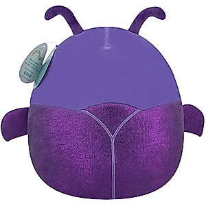 Squishmallows 12-Inch Axel Purple Beetle - Medium-Sized Ultrasoft Official Kelly Toy Plush