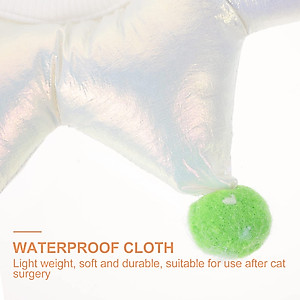 POPETPOP Grooming Neck Cone Cat Recovery Cone Cat Collar Elizabethan Pet Collar Cat Soft Elizabethan Collar Cat Neck Cone Pet Supplies Dog Cone Neck Pillow Tarpaulin White Collar