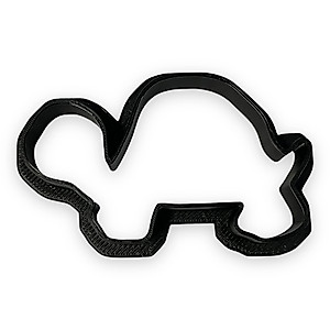 Turtle Cookie Cutter with Easy to Push Design, for Baby Shower, Work Events, and Birthday Celebrations (3 inch)