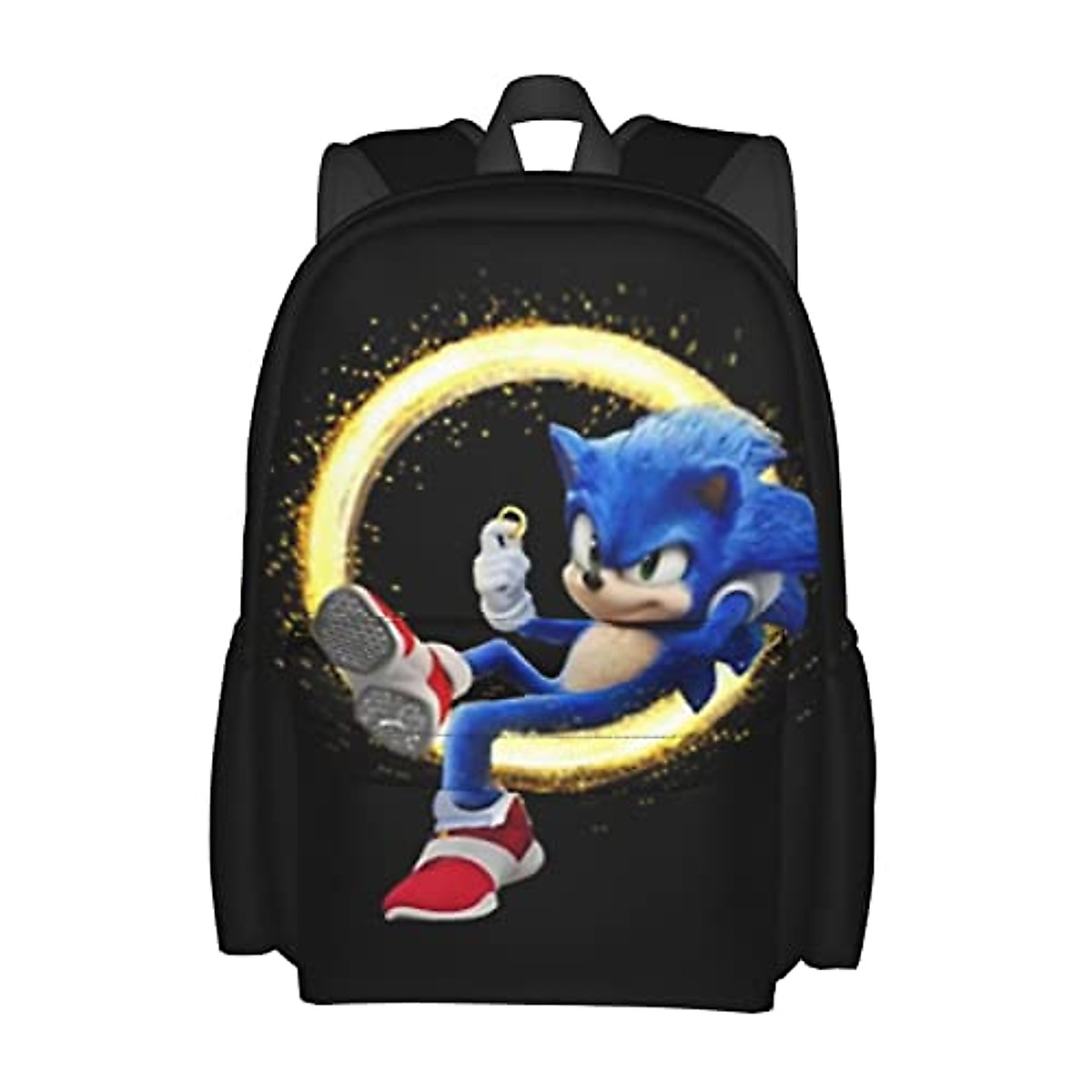 Large-capacity Lightweight Backpack, Casual Backpack With Cartoon Hedgehog Print