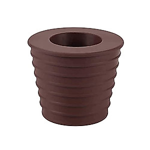Umbrella Cone Wedge for Patio Table Hole Opening or Parasol Base Stand 1.8 to 2.4 Inch Umbrella Pole Diameter 1 1/2 Inch （Black） (Dark Brown)