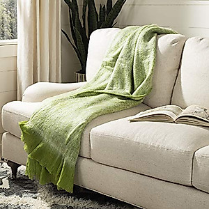 Safavieh Home Lonny Green 50 x 70-inch Blanket Throw, 50"x61"