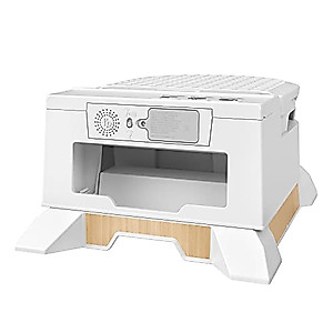 Fisher-Price Home Decor 4-in-1 Potty – Modern Infant to Toddler Potty Training Toilet and Step Stool with Removable Potty Ring, HBX68