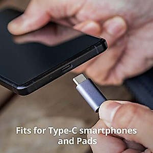 PGYTECH CreateMate High-Speed SD Card Reader USB 3.1 Type-C SD/TF Card Carrying Case Holder for Cameras, Smartphones, Drones, Action Cameras (Black)
