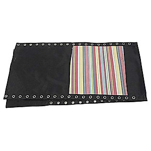 Fityle Replacement Fabric Cloth for Zero Gravity Chair,Patio Lounge Couch Recliners 63x17inch - Black