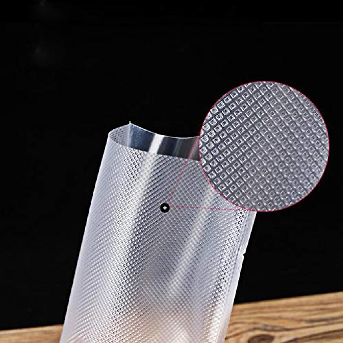 1Pc Vacuum Sealer Bags, 17x500cm Vacuum Sealer Bags Rolls Vacuum Seal Bags Airtight Vacume Saver Heat Seal Bags Vacuum Sealer Rolls for Storage, Meal Prep, Sous Vide