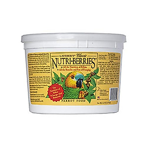 LAFEBER'S Classic Nutri-Berries Pet Bird Food, Made with Non-GMO and Human-Grade Ingredients, for Parrots, 3.25 lb