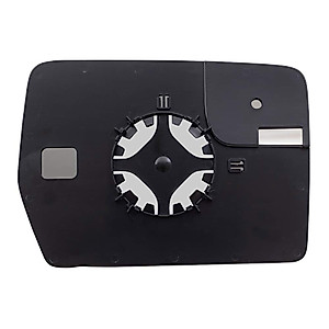 Brock Replacement Driver Mirror Glass & Base w/Spotter Glass compatible with 2011 2012 2013 2013 F150 & SVT Raptor Pickup Truck