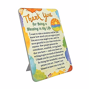 Blue Mountain Arts Appreciation Magnet with Easel Back—Gift to Express Gratitude to an Angel in Your Life, 4.9 x 3.6 Inches (Thank You for Being a Blessing in My Life)