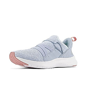 New Balance Women's DynaSoft Beaya V2 Slip-On Running Shoe, Ice Blue/Light Arctic Grey/Pink Moon, 8