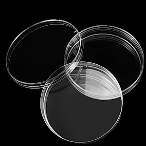 KOHAND 50 Pack Petri Dishes with Lids, 90 x 15 mm Plastic Lab Petri Dishes Agar Plates Diameter by with 100 PCs Plastic Transfer Pipettes (3ML), Science Experiment Kit for School Lab Projects