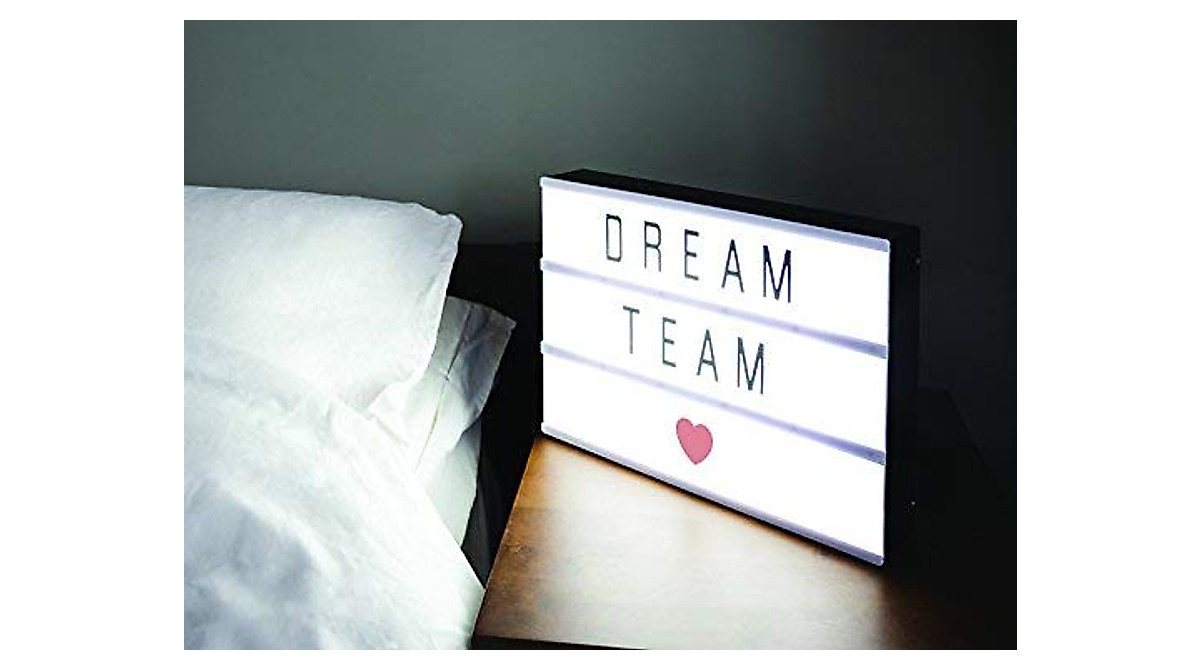 Cinematic Light Box Sign - Personalize with 105 Emojis