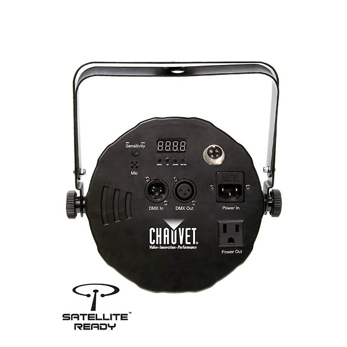 (2) Chauvet DJ SlimPar 56 LED DMX Slim Par Can Stage Pro RGB Lighting Effects