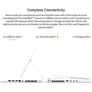 ConceptD 7 Ezel CC715-71-7163 Convertible Creator Laptop, Intel i7-10875H, GeForce RTX 2080 SUPER, 15.6" 4K UHD IPS, PANTONE Validated, 100% Adobe RGB, 32GB DDR4, 2TB NVMe SSD in RAID 0, Wacom EMR Pen