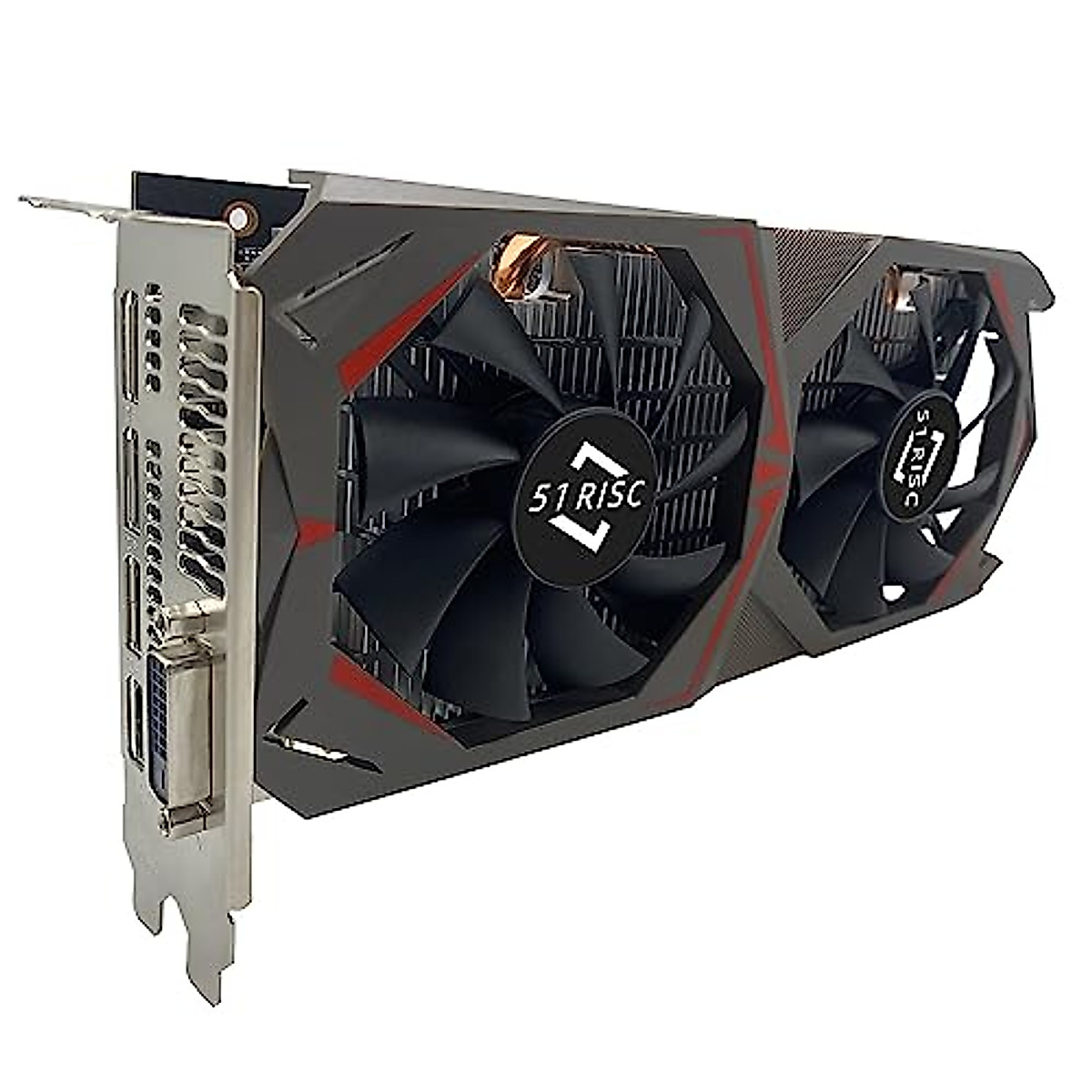 51RISC Radeon RX 590 GME Graphics Card, 2304SP 8GB GDDR5 256bit PCIe 3.0 ×16 1340MHz Base Clock Gaming Video Card (Radeon RX 590 GME)